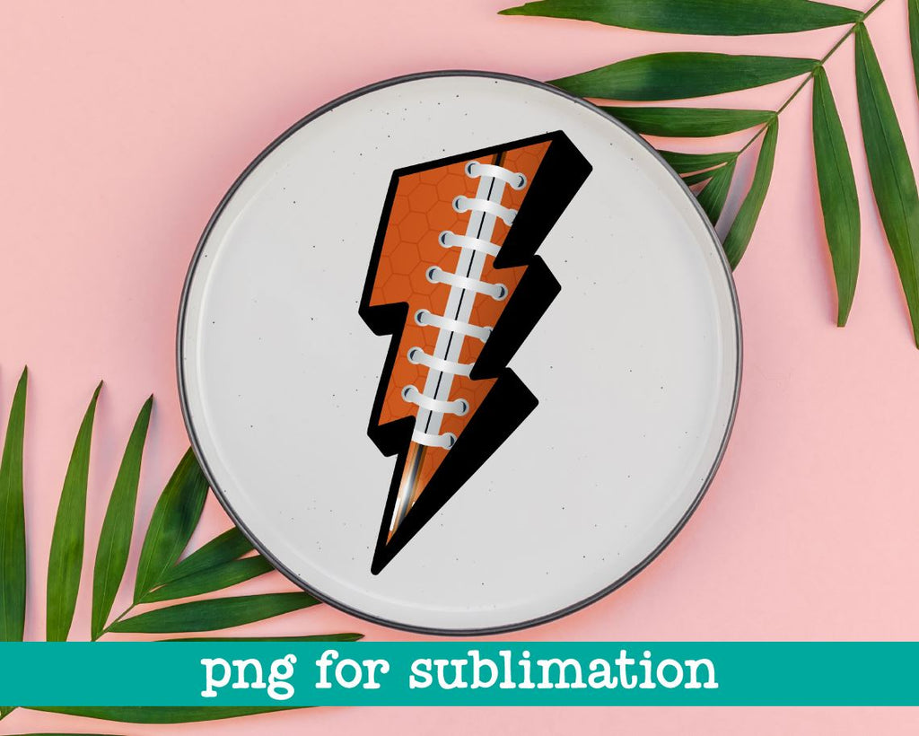Football lightning bolt png, Football png, Football lightning png ...
