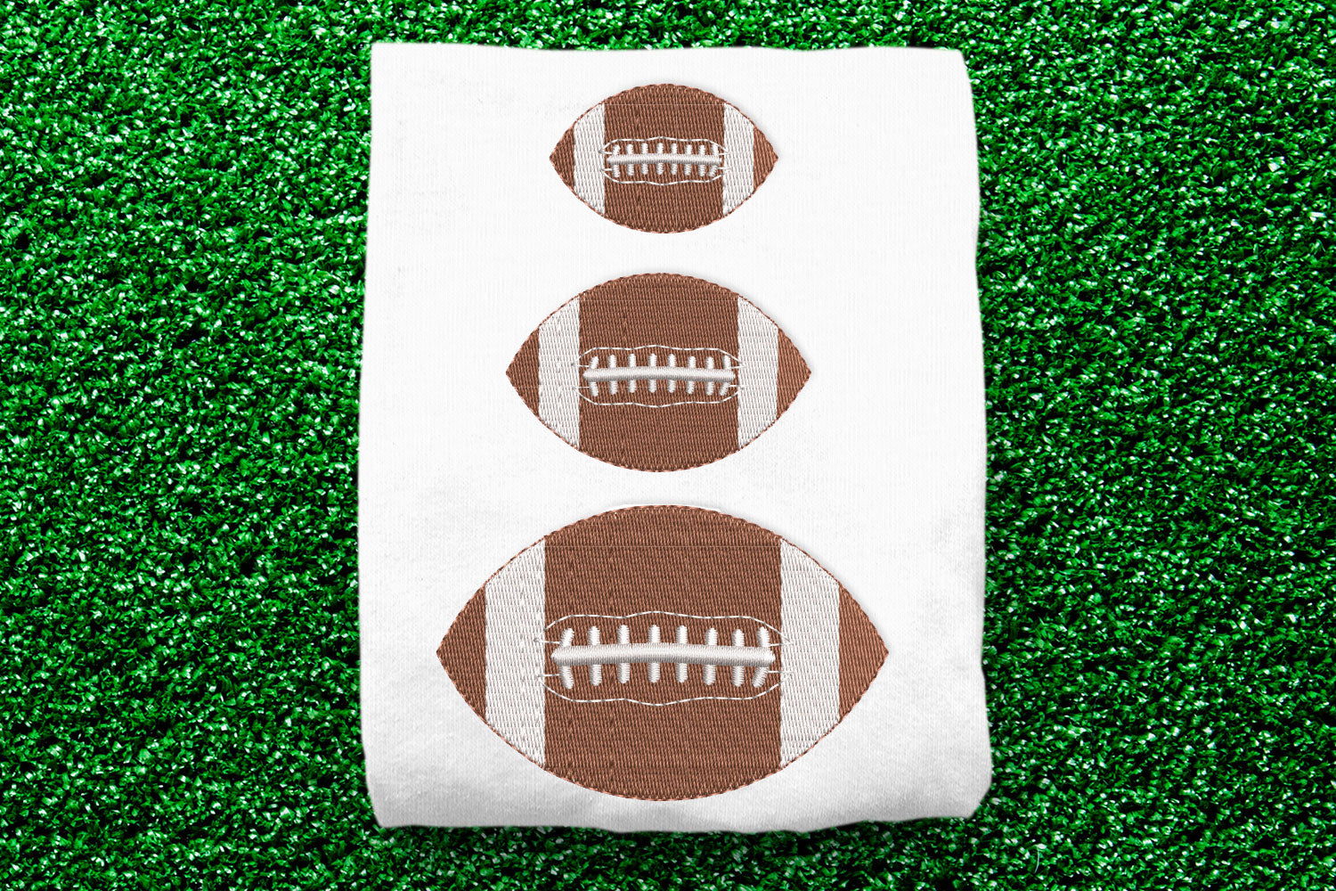 Football Mini Embroidery - So Fontsy