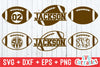 Football Monogram Frame - So Fontsy