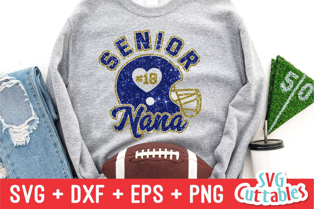 Football Senior Nana SVG | Football Senior | Football Svg - So Fontsy