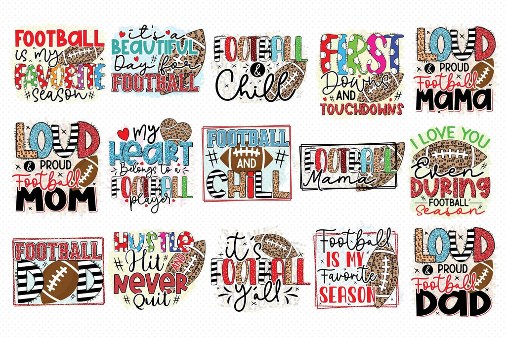 Football Sublimation Bundle - So Fontsy