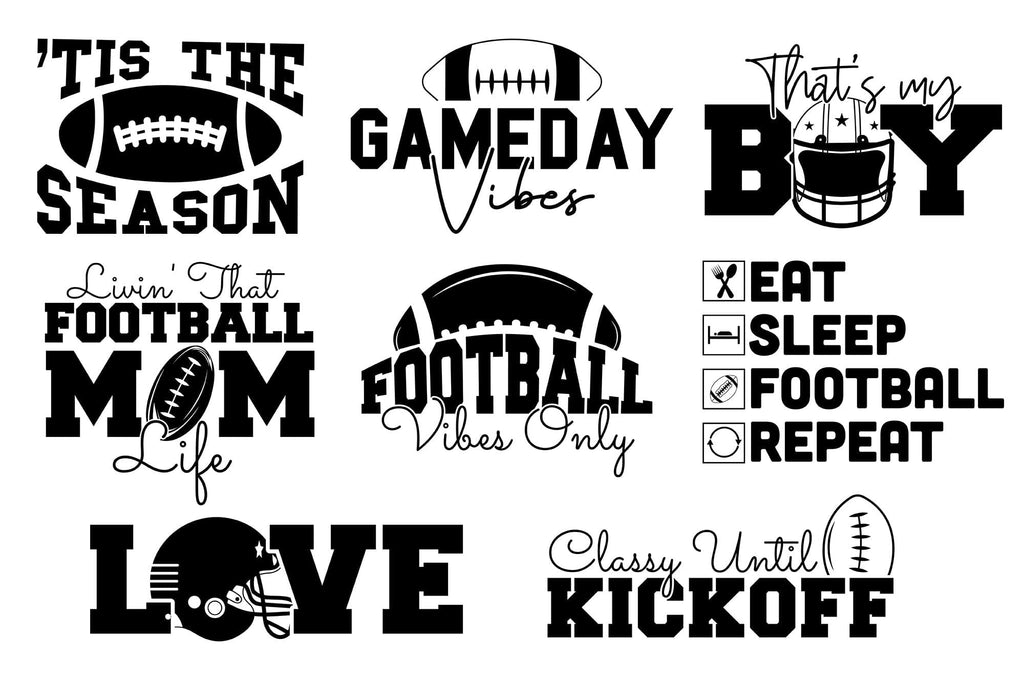Football SVG Bundle Vol.3 - So Fontsy