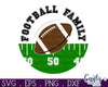 Football Svg, Round Sports Sign, Sport Family Door Hanger - So Fontsy