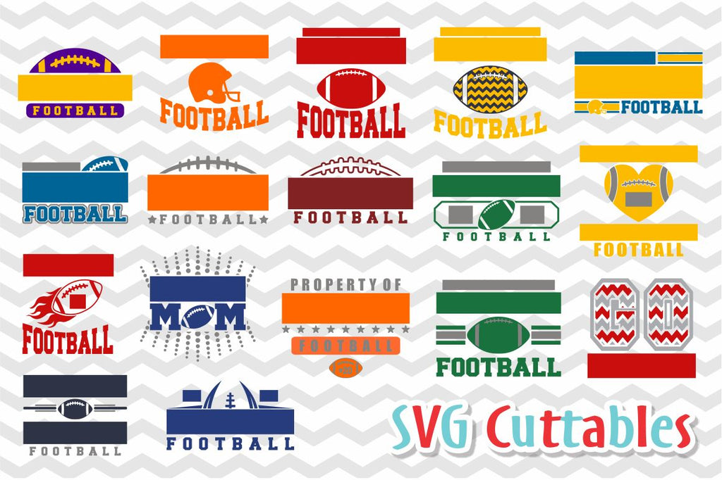 Football Template Bundle #1 - So Fontsy