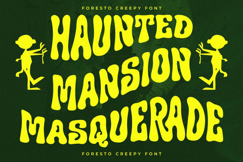 Foresto Creepy Typeface - So Fontsy