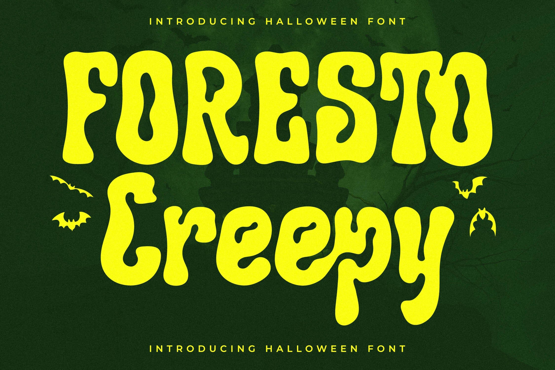 Foresto Creepy Typeface - So Fontsy