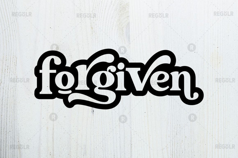 Forgiven SVG - So Fontsy