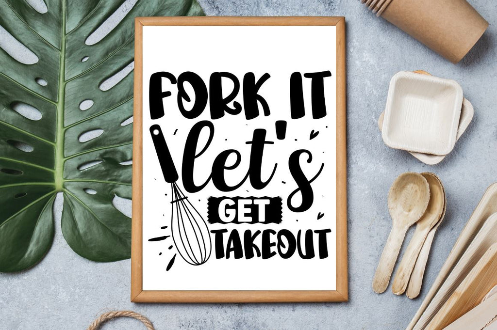 Fork it lets get takeout SVG - So Fontsy
