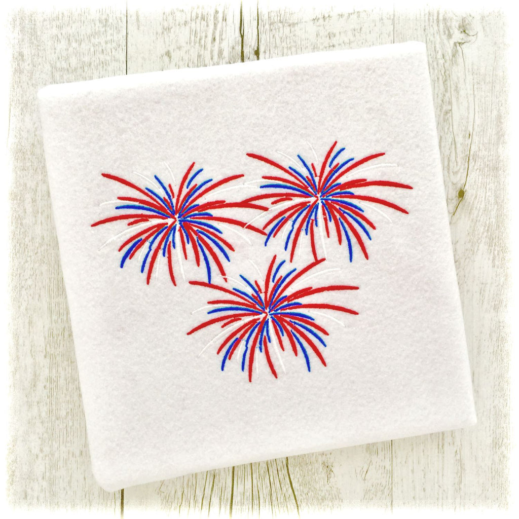 Fourth of July Embroidery Designs 4th Patriotic Fireworks - July 4th ...
