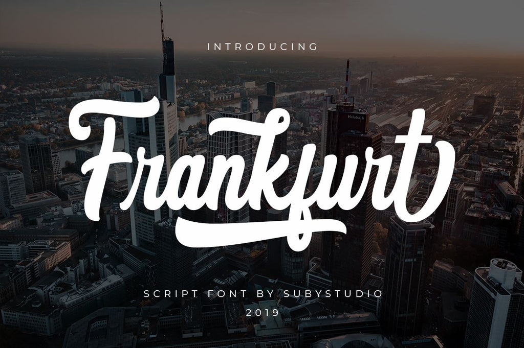 Frankfurt Script Font - So Fontsy