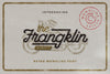 Franklin - Monoline Retro Script Font - So Fontsy