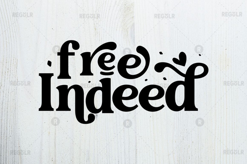 Free indeed SVG - So Fontsy
