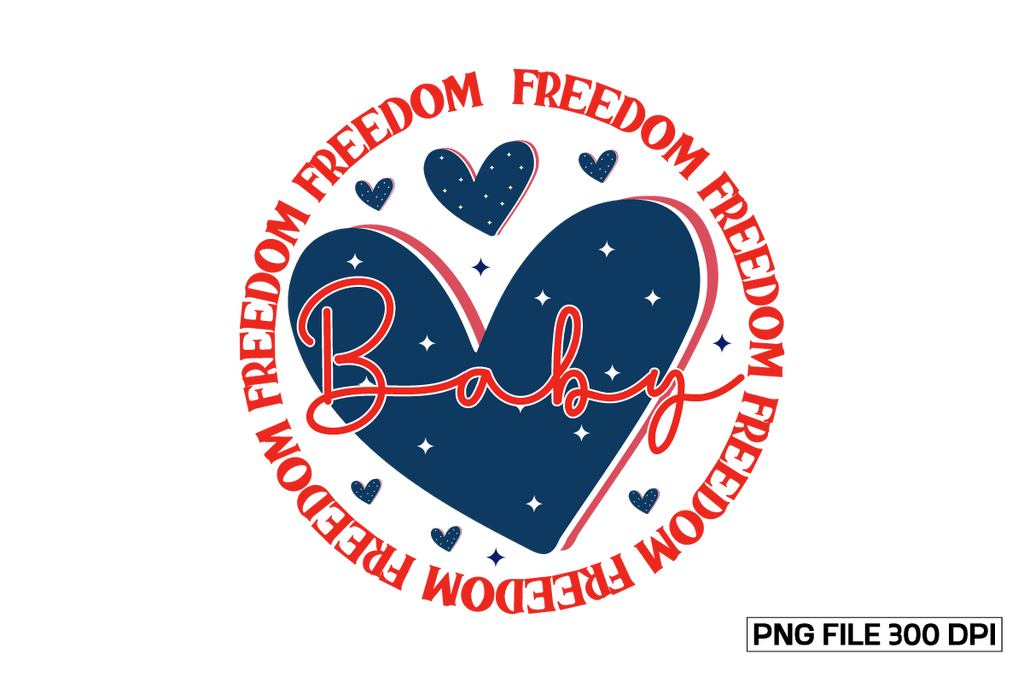 Freedom Baby-01 svg - So Fontsy