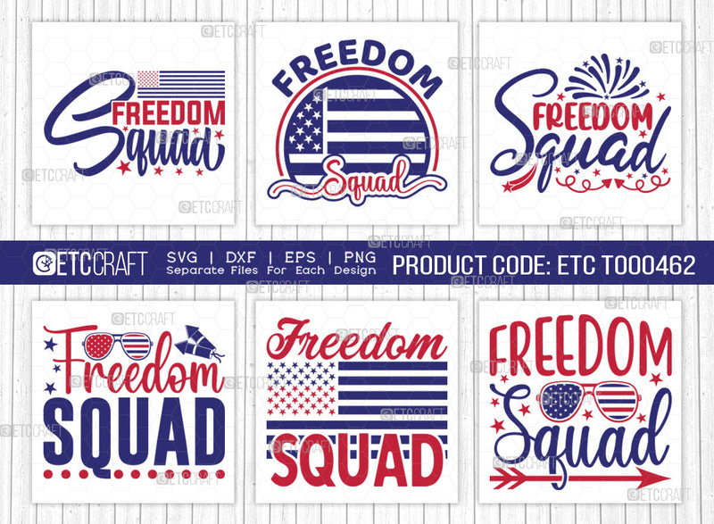 Freedom Squad SVG Bundle, National Freedom Day Svg, 1 February Svg ...