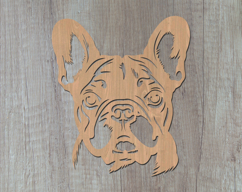 French Bulldog Laser SVG Cut File, French Bulldog Glowforge File ...
