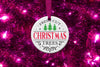 Fresh Cut Christmas Trees Round Sign SVG - So Fontsy