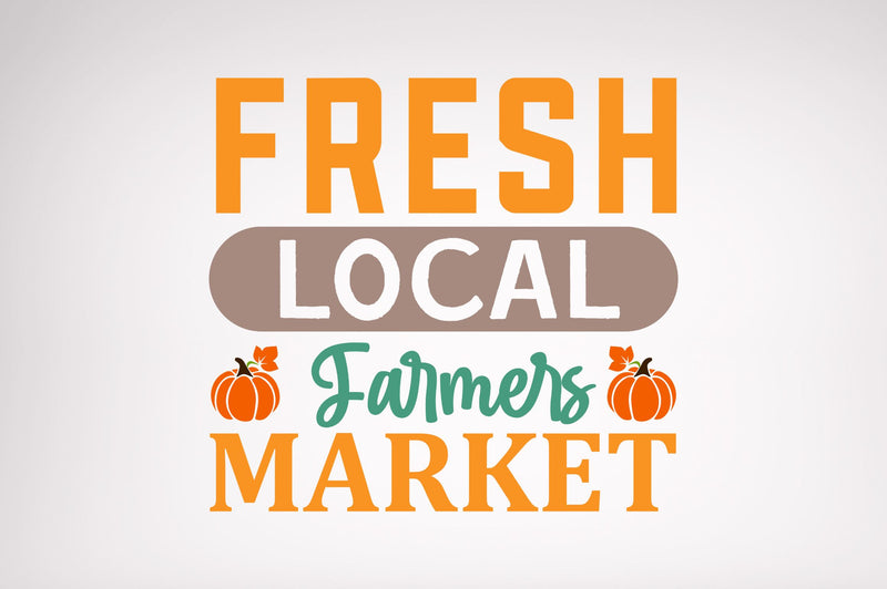 Fresh local farmers SVG - So Fontsy