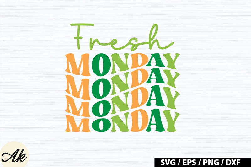 Fresh monday Retro SVG - So Fontsy