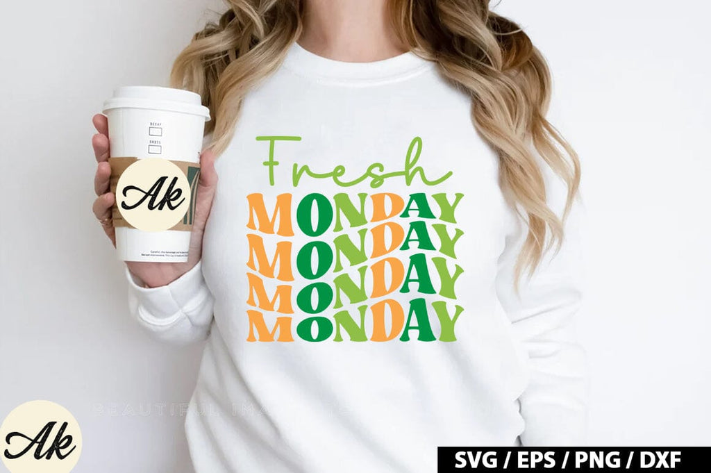 Fresh monday Retro SVG - So Fontsy