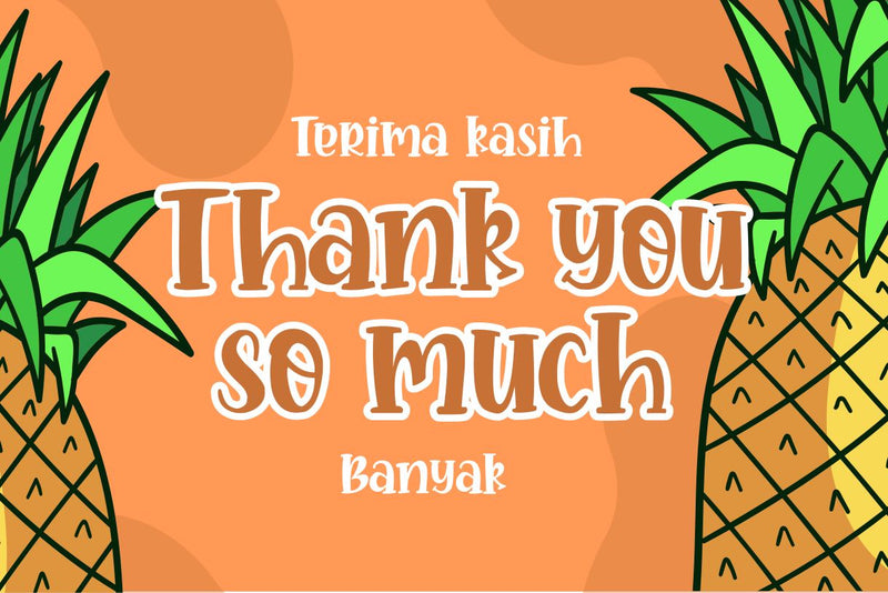 Fresh Pineapple - So Fontsy