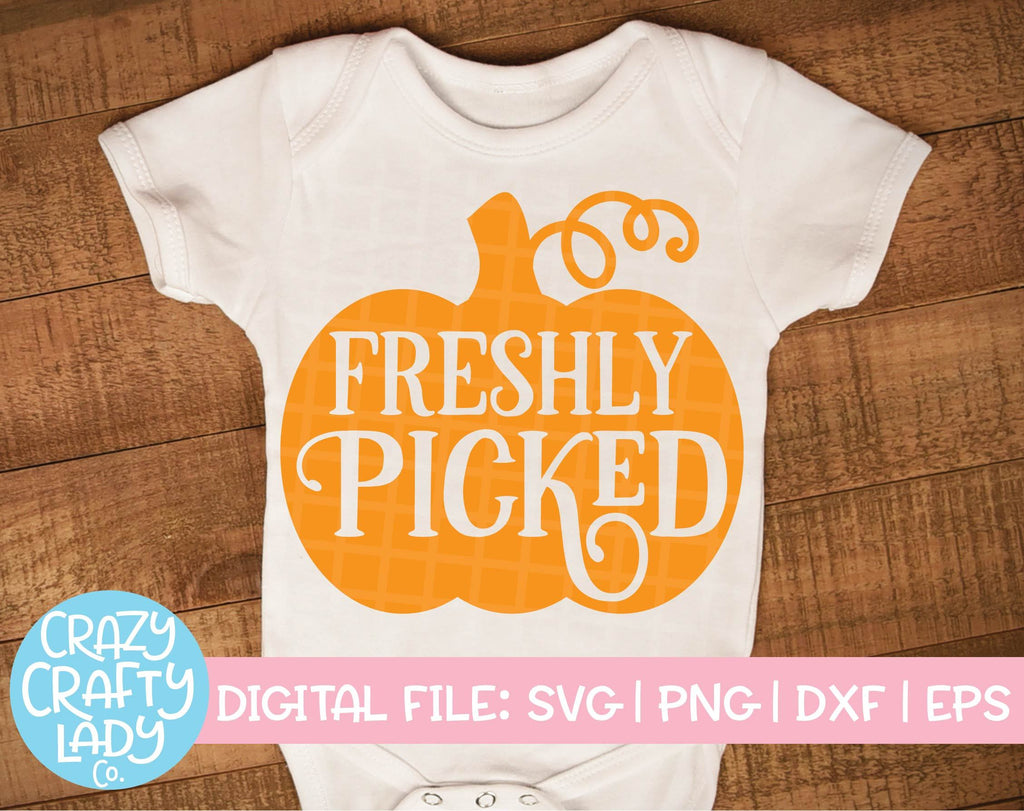 Freshly Picked | Fall SVG Cut File - So Fontsy