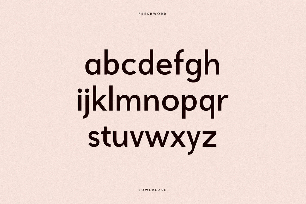 freshwost Typeface - So Fontsy
