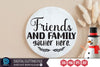 Friends and family round Sign Bundle - So Fontsy