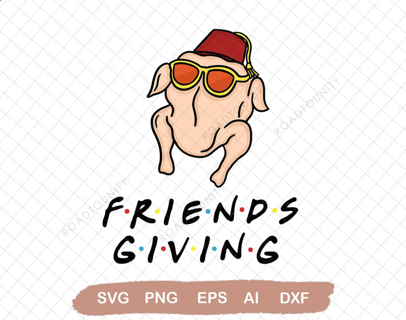 Friendsgiving Turkey SVG - Friends Thanksgiving SVG - Turkey Friends ...