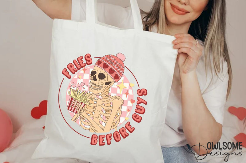 Fries Before Guys Valentine Design - So Fontsy