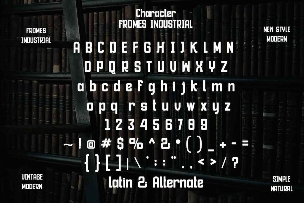 fromes industrial font - So Fontsy