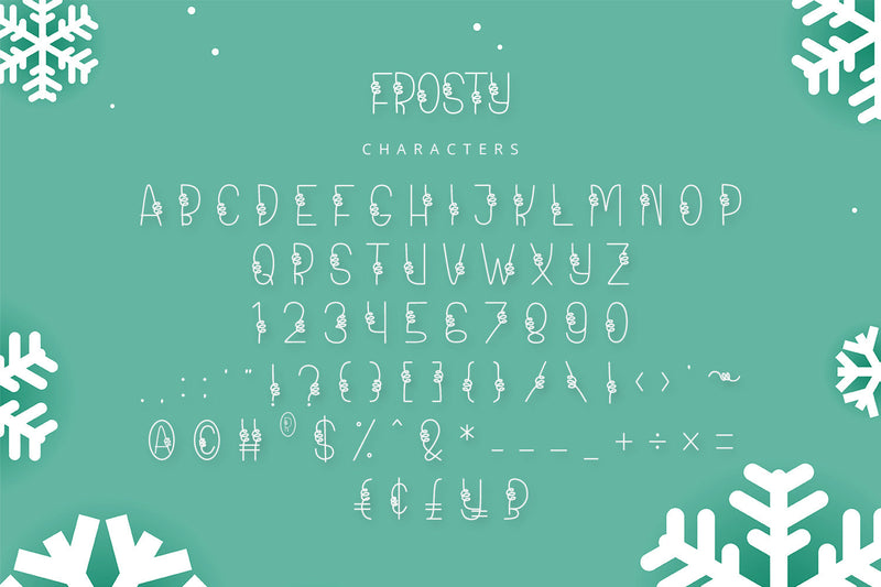Frosty - Playful Display Font - So Fontsy