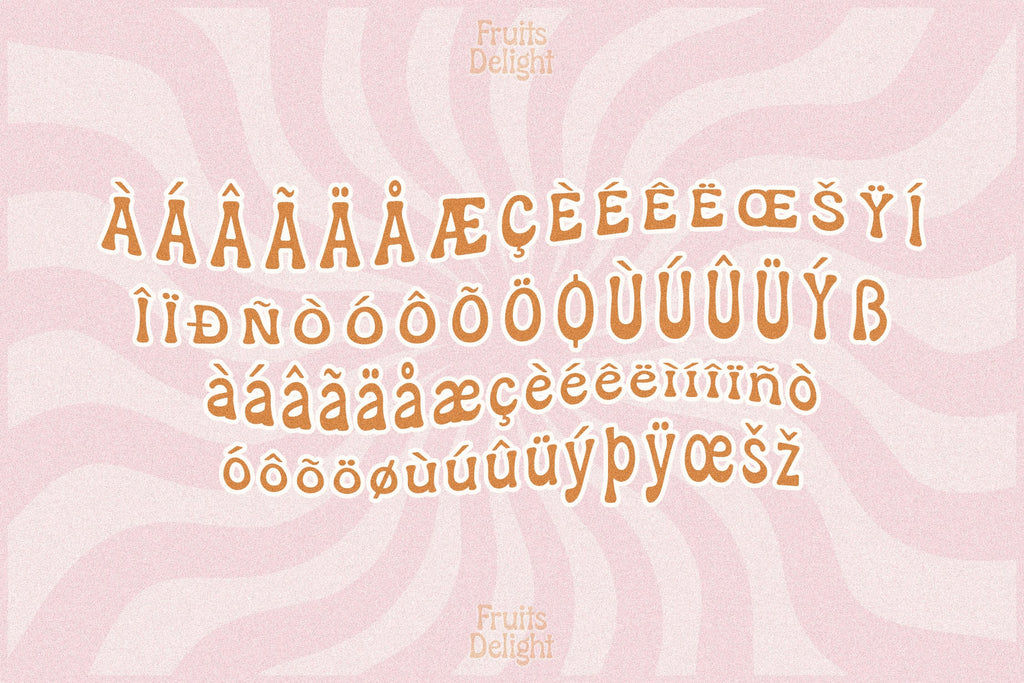 Fruits Delight Typeface - So Fontsy