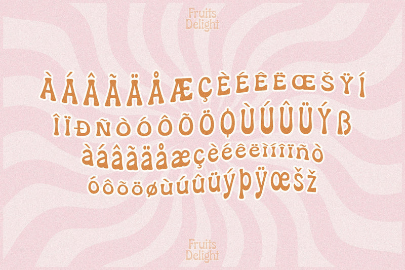 Fruits Delight Typeface - So Fontsy