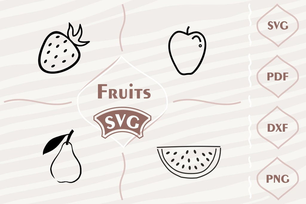 Fruits - SVG bundle - So Fontsy