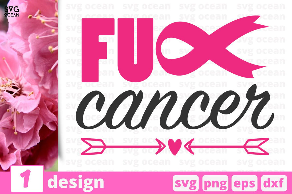 Fu cancer quote cricut svg - So Fontsy
