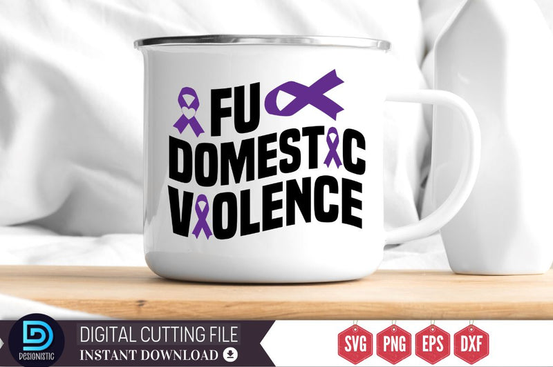 Fu domestic violence SVG - So Fontsy