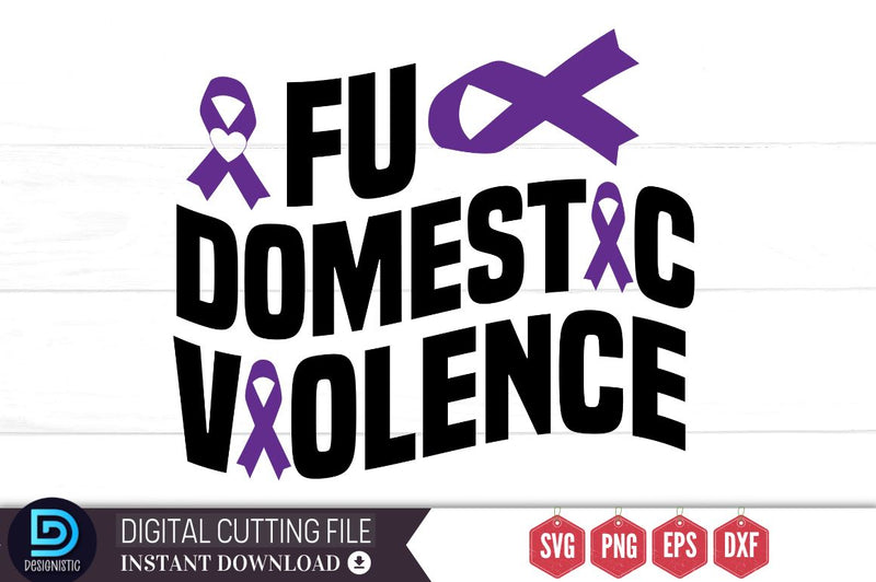Fu domestic violence SVG - So Fontsy