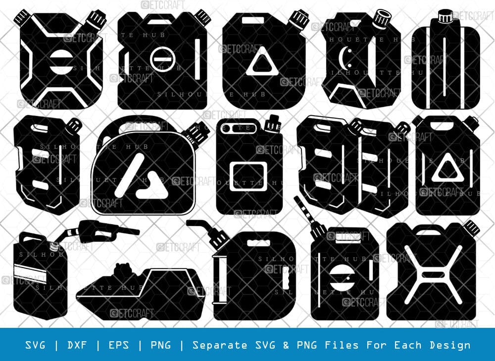 Fuel Tank Silhouette, Fuel Tank SVG, Gas Tank Svg, Gas Bottle Svg, Fuel ...