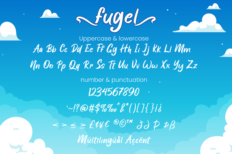 Fugel - Handwritten Font - So Fontsy