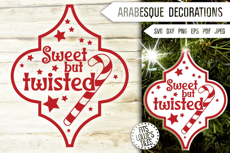 Funny Arabesque Tile Ornament Svg Bundle. Christmas Arabesque ...