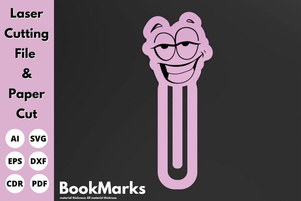 Funny bookmark, laser cut file, svg paper cut, cricut, laser cut files ...