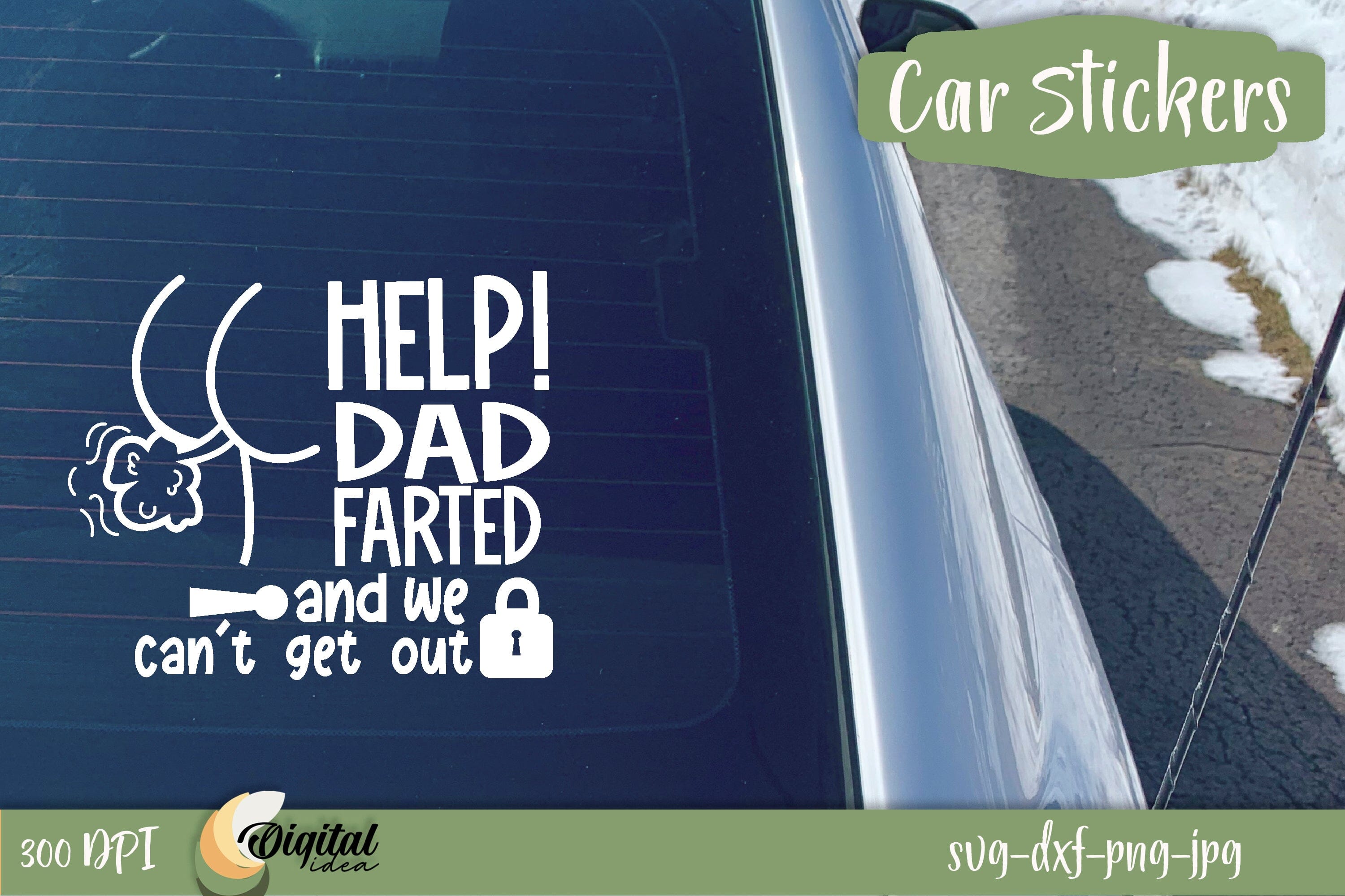 Funny Car Stickers | Amusing car window design | Original warning car ...