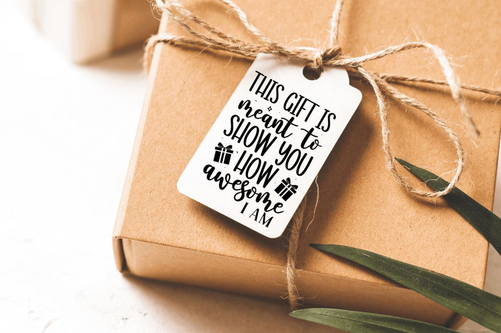 Funny Christmas Gift Tags SVG Bundle - So Fontsy