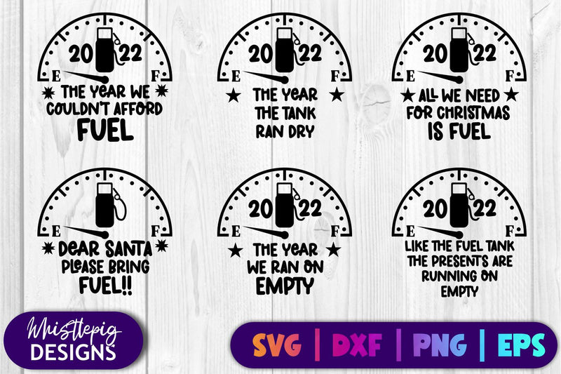 Funny Christmas Ornament SVG Bundle Funny Fuel SVG Fuel SVG Ornament B ...