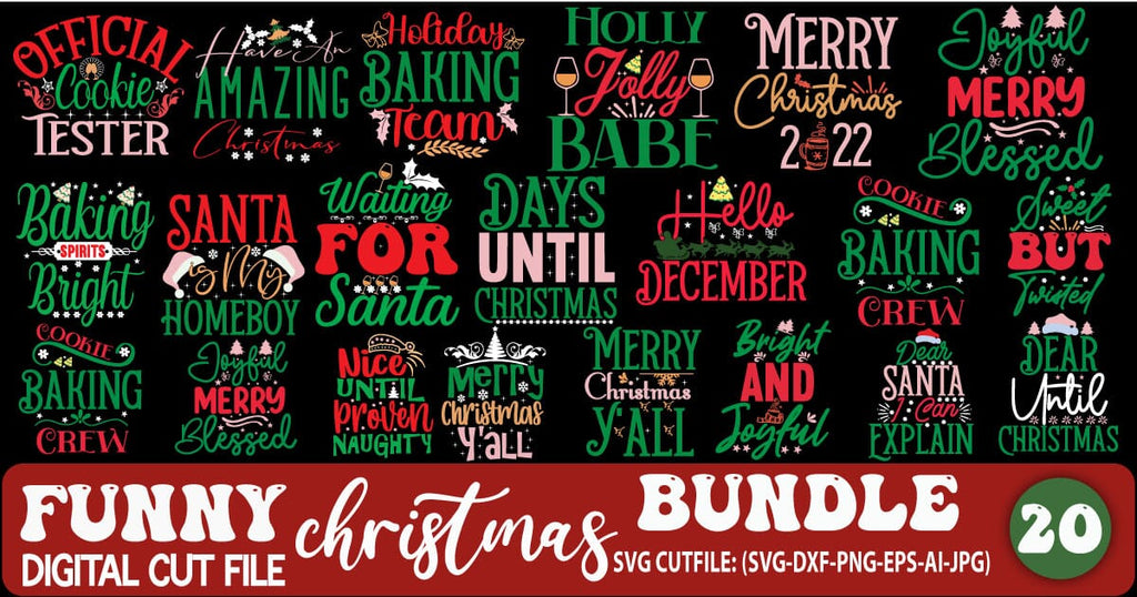 Funny Christmas Svg Bundle,Christmas SVG Bundle , Funny Christmas SVG ...