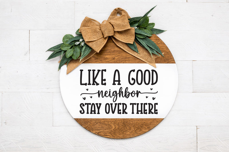 Funny Door Sign SVG Bundle - So Fontsy