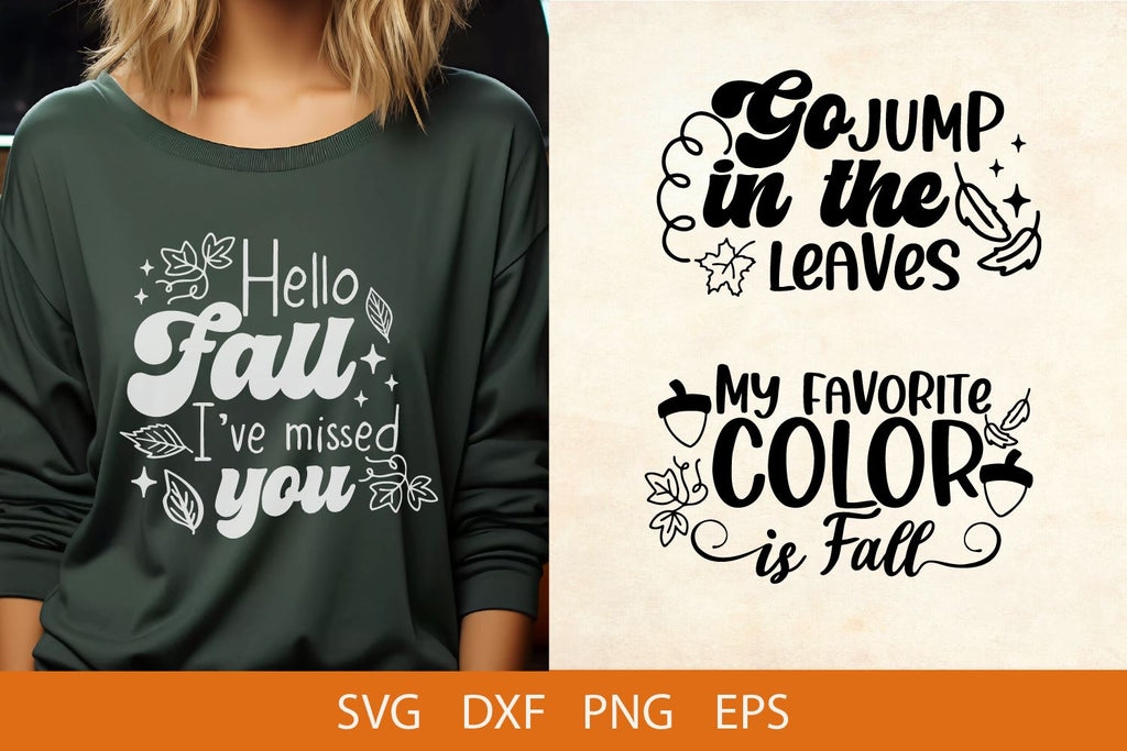 Funny Fall SVG | Fall Mini Bundle SVG - So Fontsy