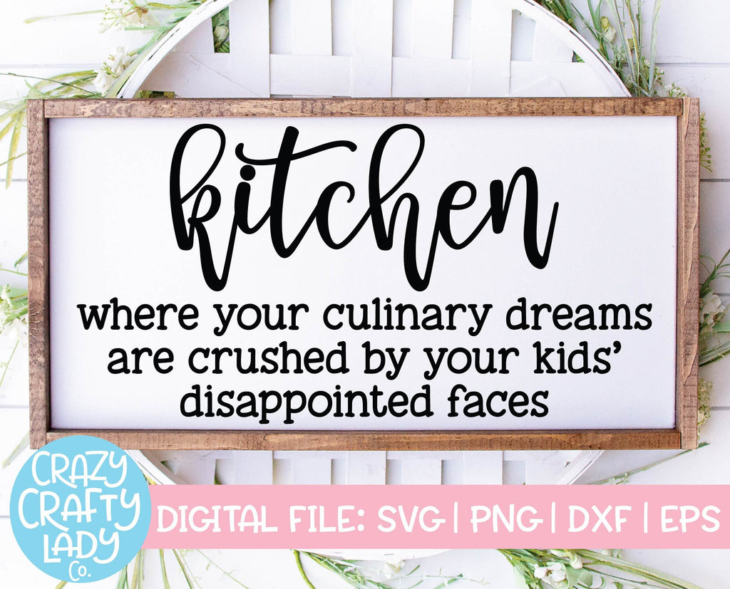 Funny Kitchen SVG Cut File Bundle - So Fontsy