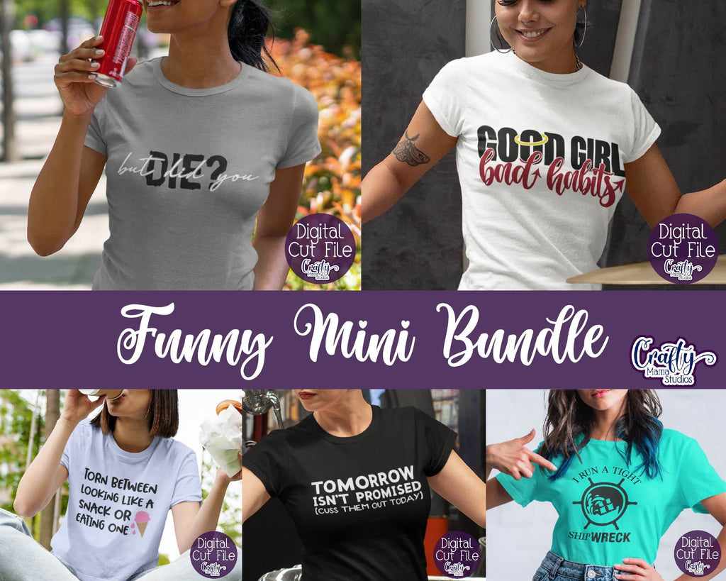 Funny Mini Svg Bundle - So Fontsy