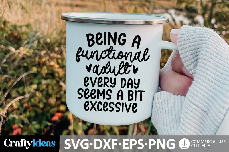 Funny Mug SVG Bundle - So Fontsy